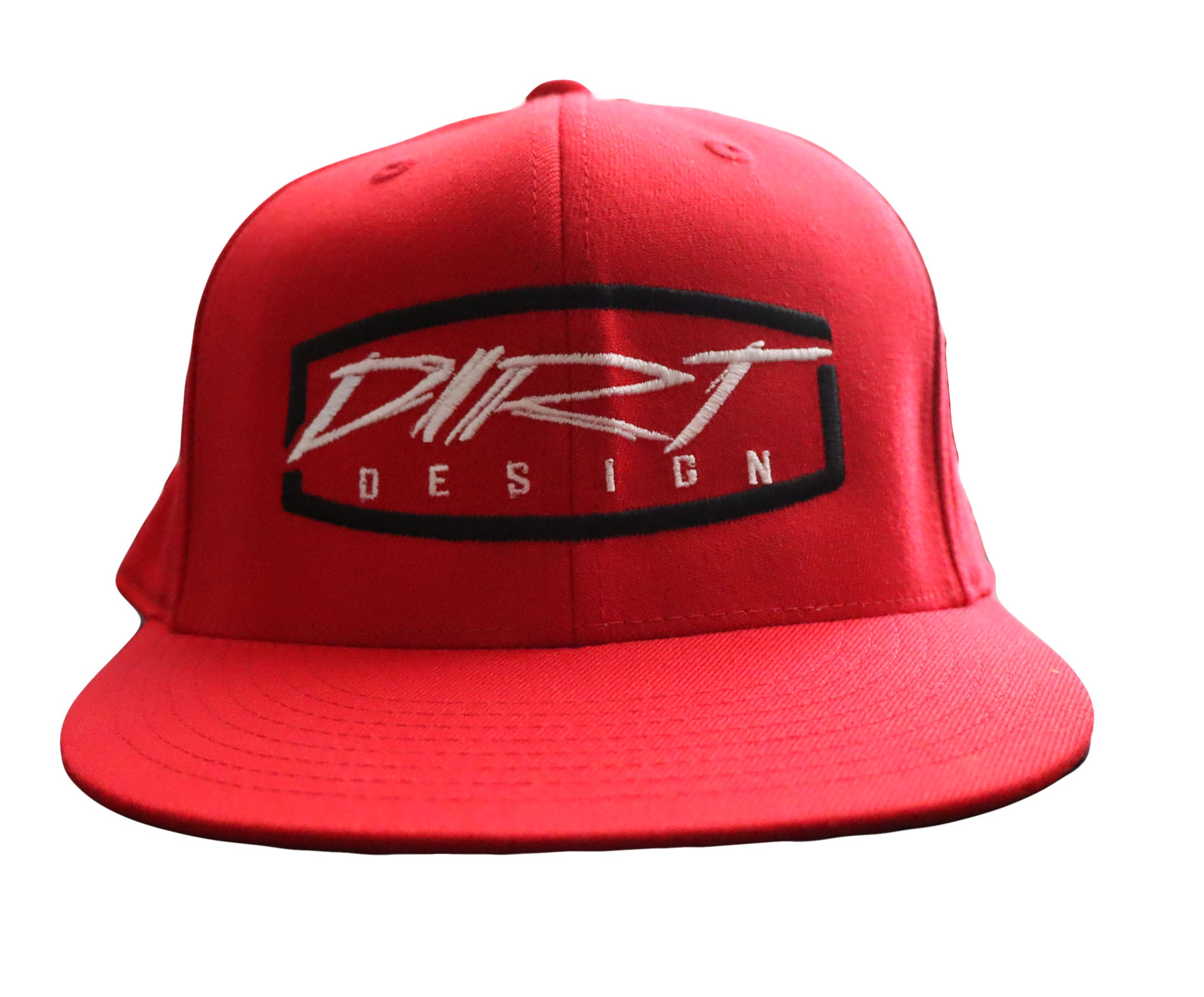 Dirt Design Premium Fitted FlexFit Red