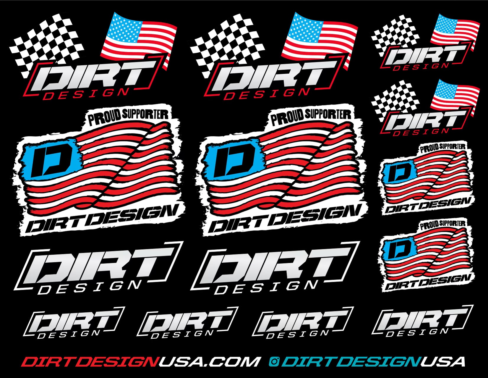 Sticker Sheet – Dirt Design